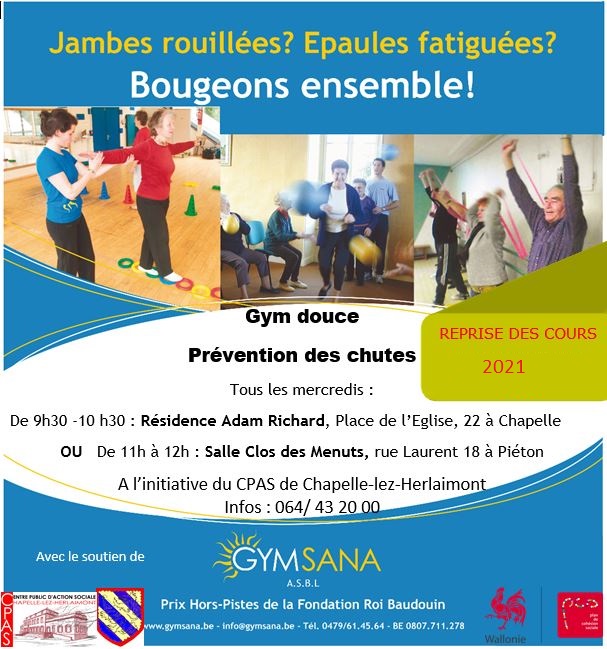 Pr vention Chutes Gymnastique Douce CPAS